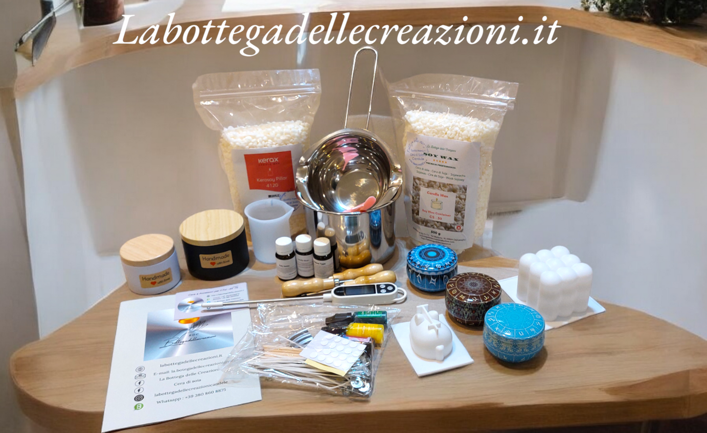 KIT Completo per creare Candele – Bottega delle creazioni